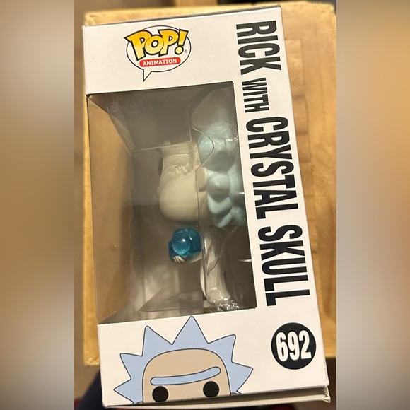 Funko | Toys | Nwt Funko Pop Rick And Morty Rick With Crystal Skull ...